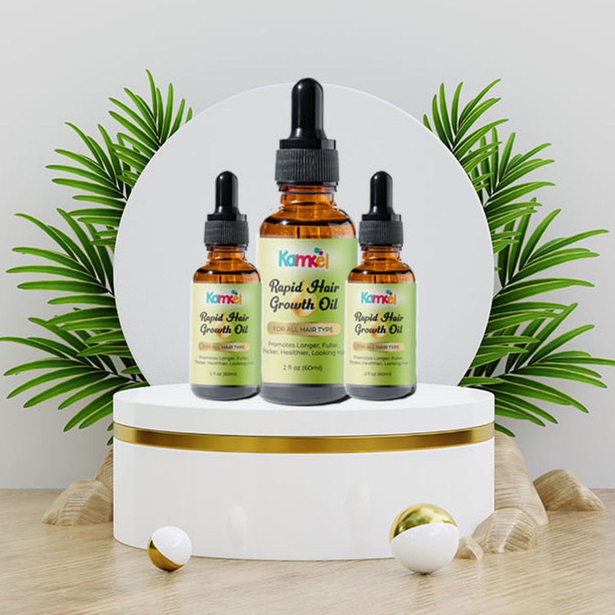 Rapid Hair Growth Oil 3x Bundle – Kamkel Shopping